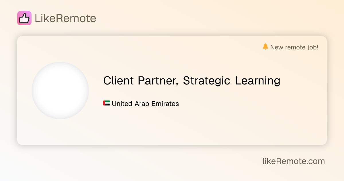 Remote Client Partner, Strategic Learning at Harvard Business ...