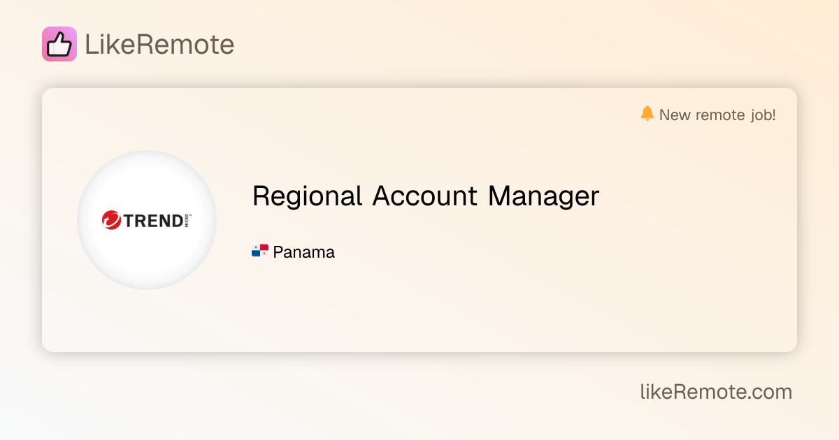 Remote Regional Account Manager at PHT Trend Micro Incorporated ...