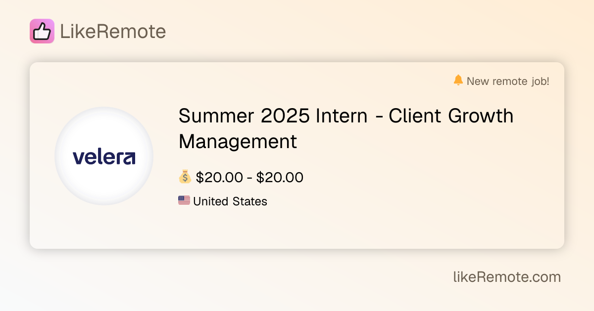 Remote Summer 2025 Intern - Client Growth Management at PSCU Incorporated